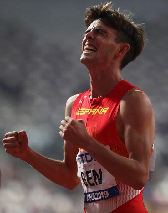 Adrian Ben, primer español en una final de 800 desde Tokio'91 - Estadio ...
