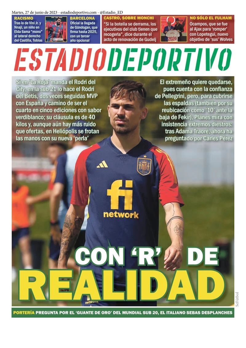 Los planes de Rodri, el hogar de Modric y el primer fichaje para Xavi ...