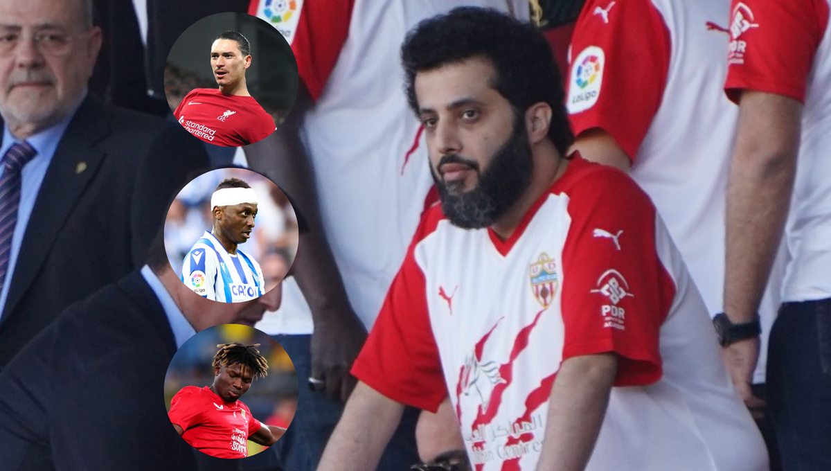 Darwin Núñez, Sadiq y El Bilal pagan el proyecto de Turki en el Almería ...