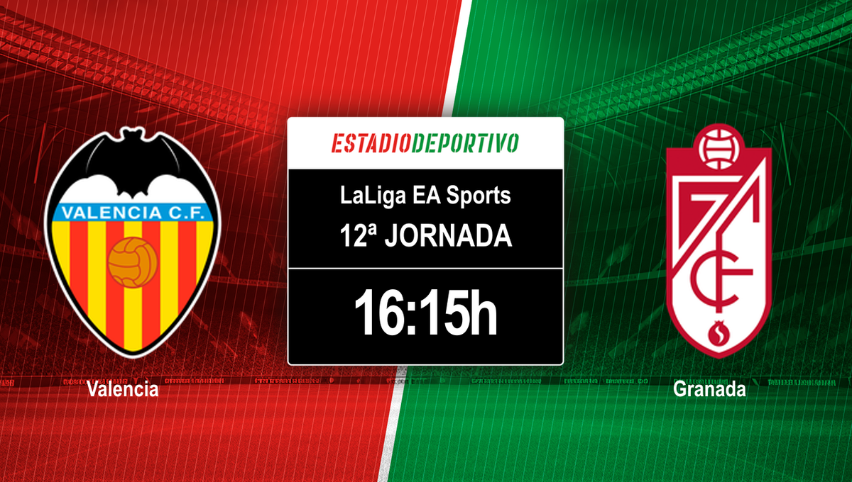 Valencia-Granada: resultado, resumen y goles del partido de la jornada 12 de LaLiga EA Sports ...