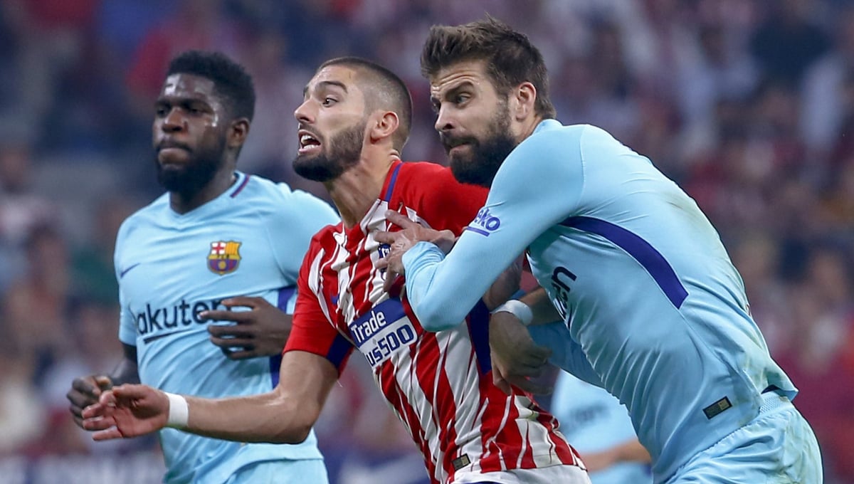 El último desencuentro entre Atleti y Barça por Yannick Carrasco ...